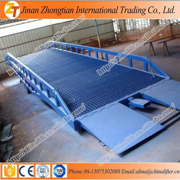 Folding Portable Mobile Hydraulic Yard Ramp Truck Bridge Container ...