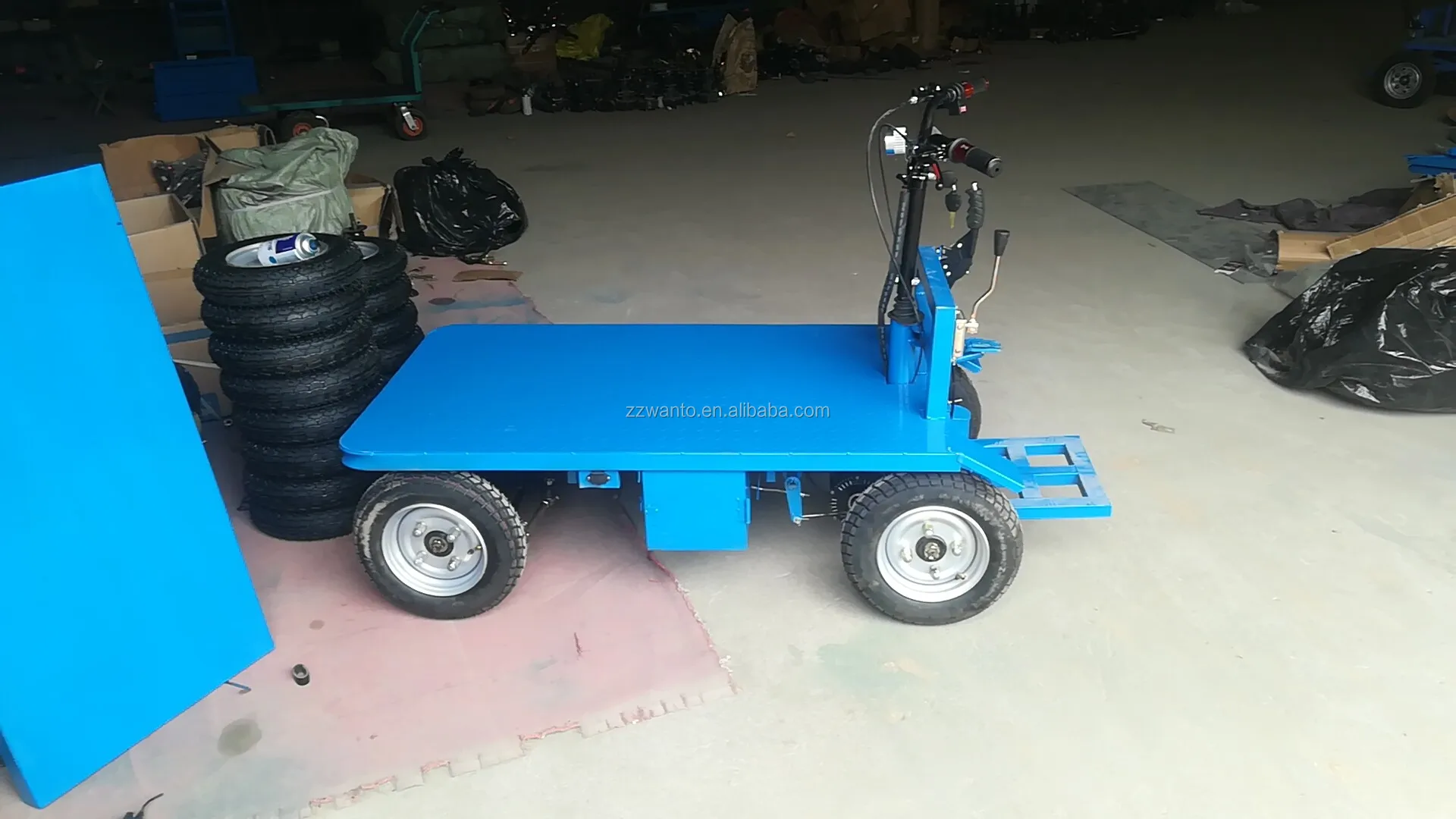 600kg Widely Used Superior Quality Electric Drive Cart Platform Trolley ...