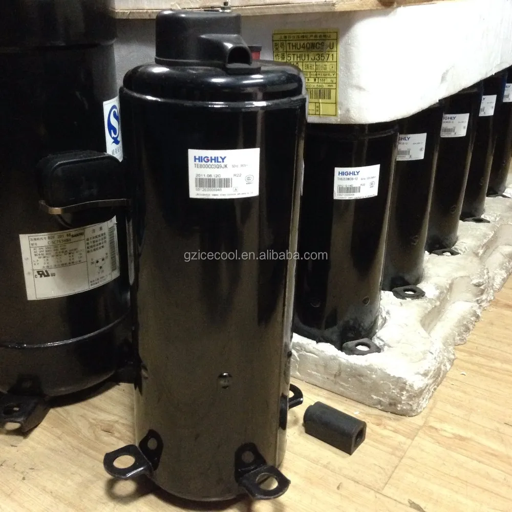 5HP Hitachi R22 Rotary Air Conditioner Compressor TE800