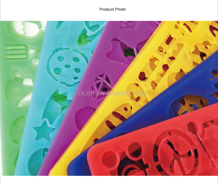 20 Designs Pp Kids Drawing Stencil Set - Buy Kids Stencil,Kids Plastic ...