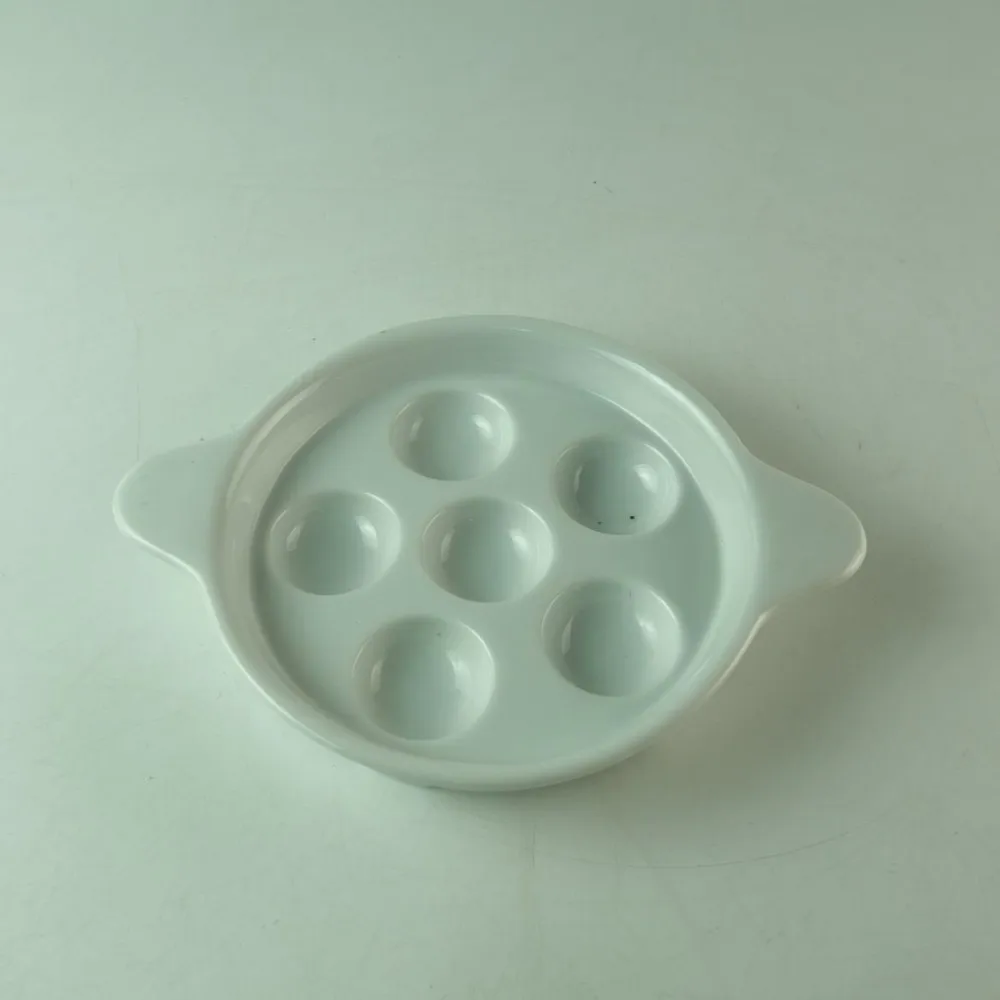 Ceramic Escargot Dishes - Elegant Snail Serving Plates