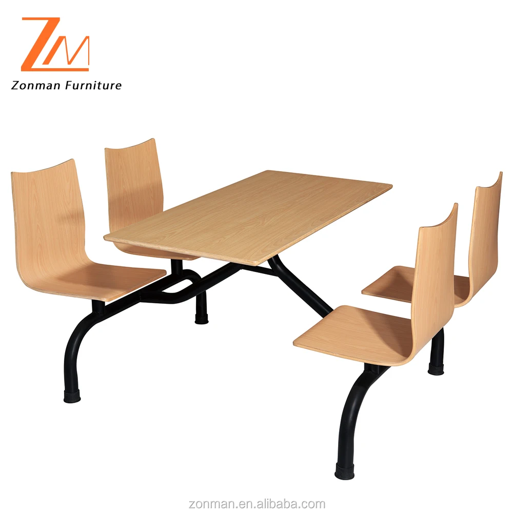Fast Food Table And Chairs Set Used In Kfc Mcdonald - Buy Fast Food ...