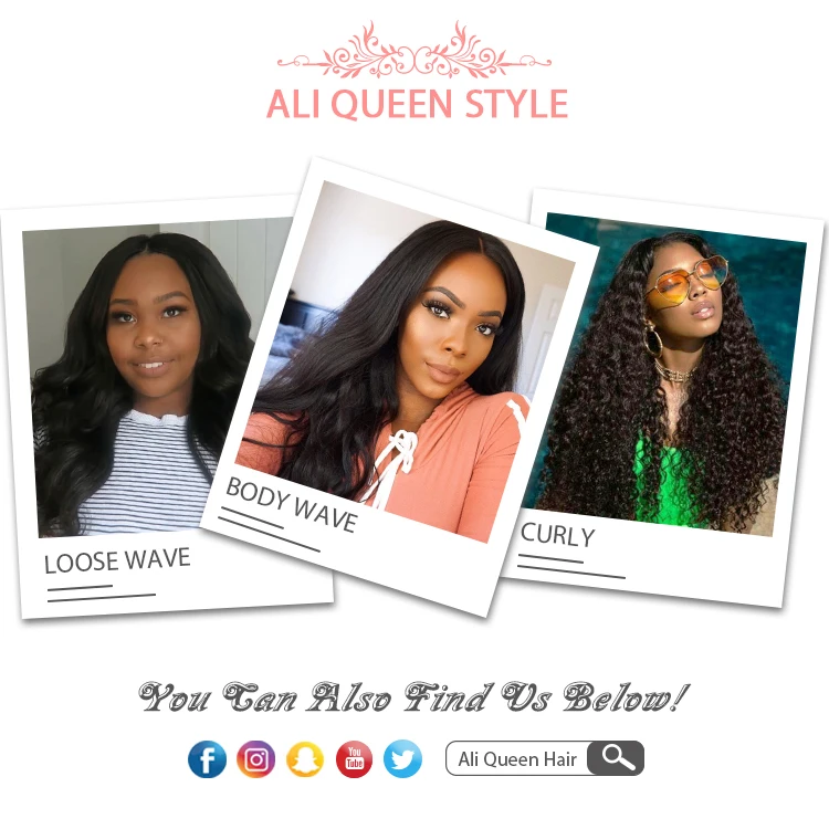 Ali Queen Express Ali Brazilian Cuticle Aligned Natural Human Hair Full ...