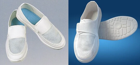 Anti-static Boots White Cleanroom Safety Shoes With Long Cover Lab-sh ...