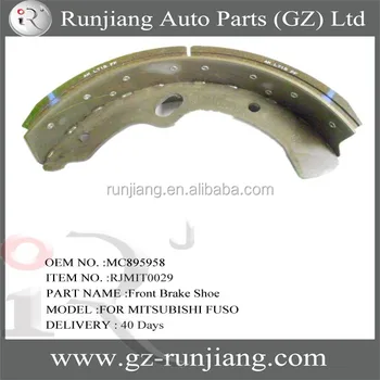 Mc895958 Front Brake Shoe Use For Mitsubishi Fuso Canter 94-04 Series ...
