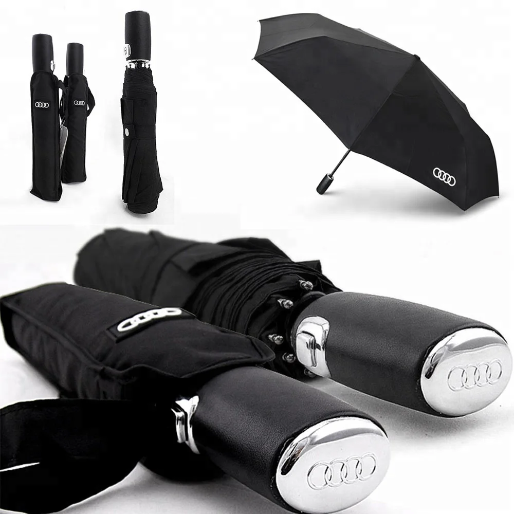 High Quality Fold Umbrella With Leather Coated Handle Umbrella By ...