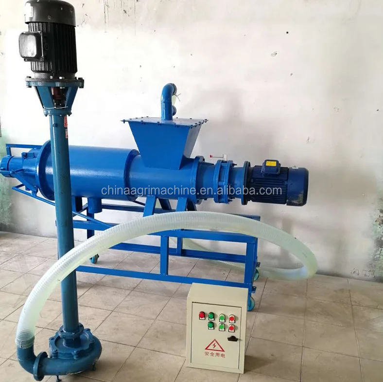 Animal Waste Dewatering Manure Separator Machine for Pig Chicken Cow