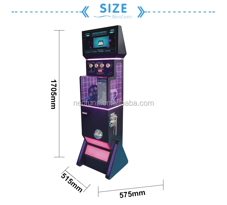 Neofuns Penny Press Vending Machine - Souvenir Coin Maker