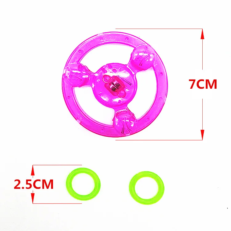 2018 Rushed Juguetes Hand Pull Luminous Flashing Rope Flywheel Toy Led ...
