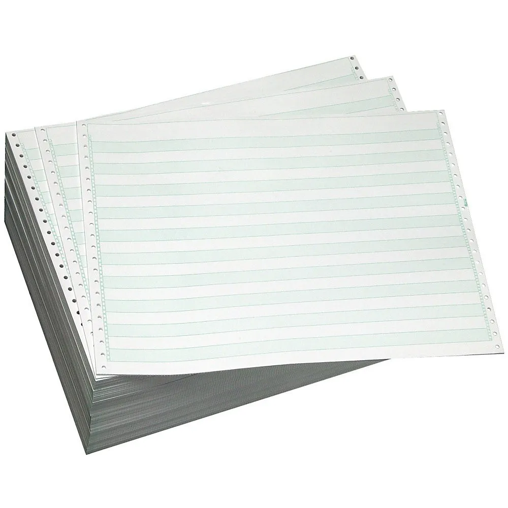 1-4 Ply Green Bar Computer Listing Paper / Computer Paper - Buy ...
