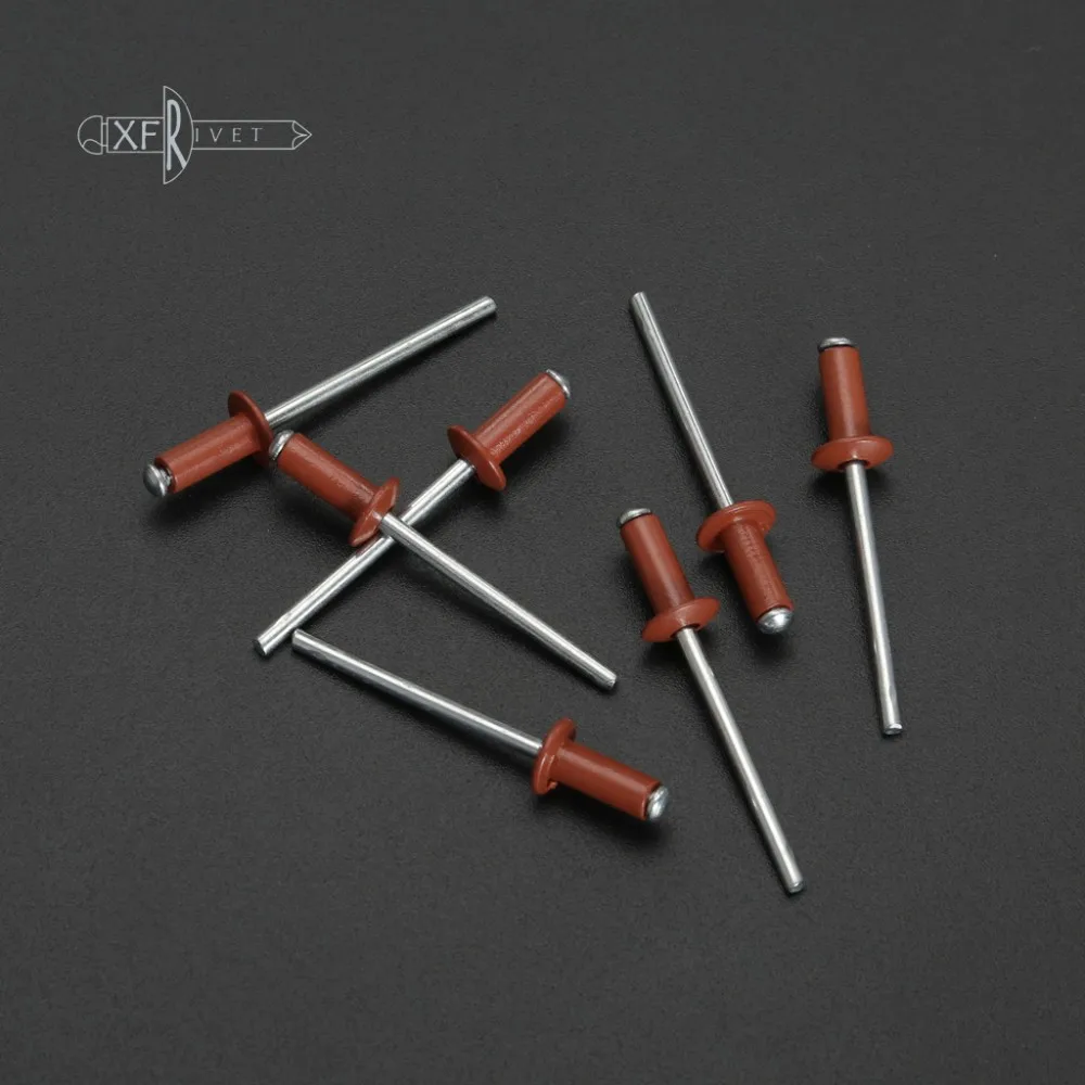 4*10mm Cherry Color Blind Rivets - Durable & Versatile