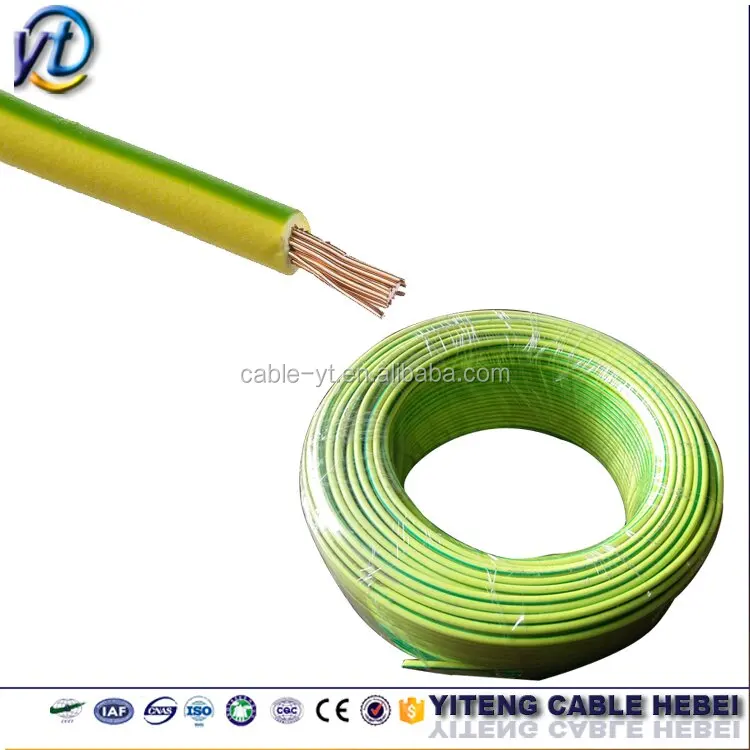 120mm2 70mm2 35mm2 Single Core Pvc Insulated Earth Cable - Buy Cu Pvc ...