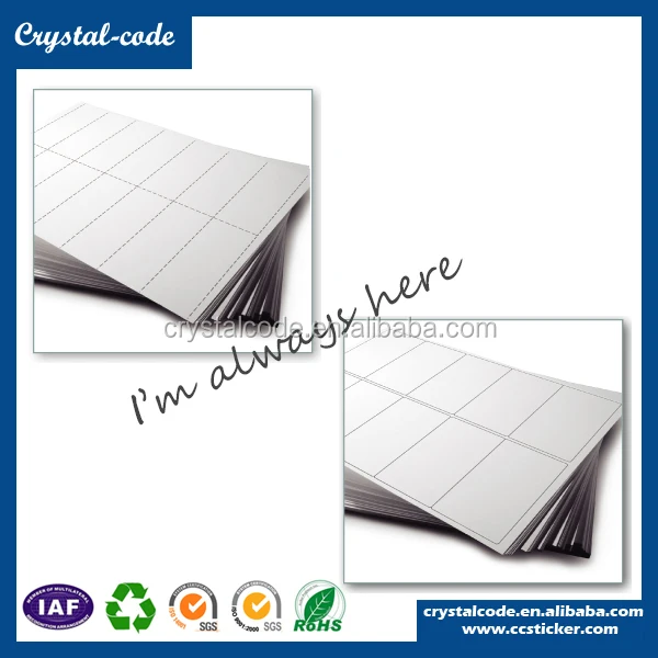 A4 Color Self Adhesive Size Barcode Label Waterproof Sticker Paper ...