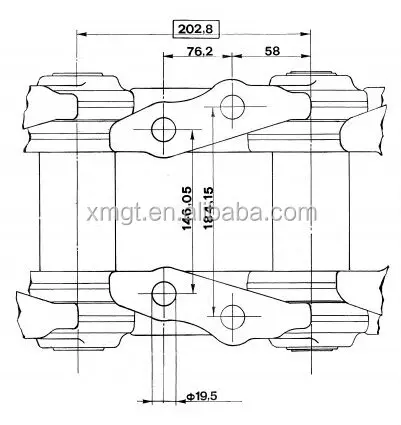 Track Chain,Train Group,Track Link Assembly D7 With 55links - Buy D7 ...