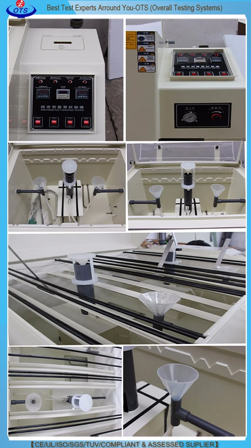 Astm B-117 Standard Chamber Climatic Salt Mist Test Chamber Saline ...