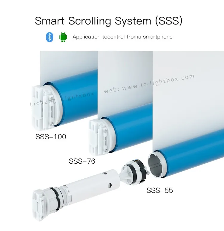 Digital Scrolling System for Advertising Light Box - Licheng