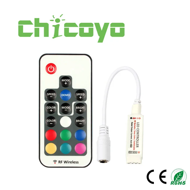 5-24v 17 Key Rf Control Rgb Led Remote Controller - Buy Remote ...