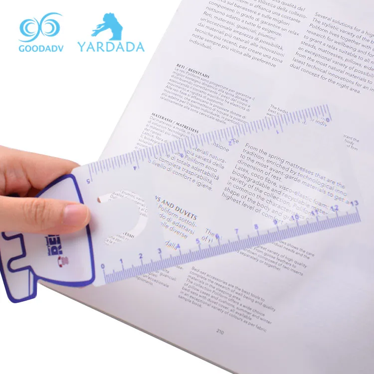 Promotional Card Magnify Ruler Plastic Magnifier Ruler - Buy Small ...