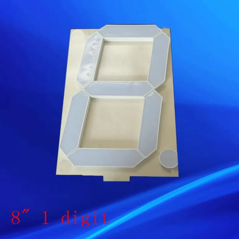 200mm 8 Inch 7 Segment Led Display Blue Seven Segment - Buy 8 Inch 7 ...