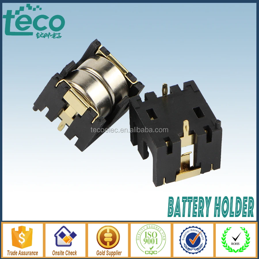 TBH-AG13-B Ningbo TECO DIP type AG13 Button Coin Holder Battery Holder ...