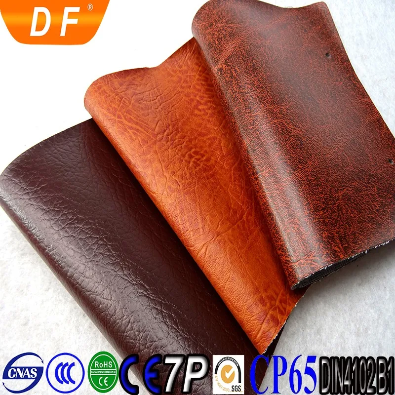 Top Quality Pu Synthetic Leather Artificial Leather For Upholstery Beds ...