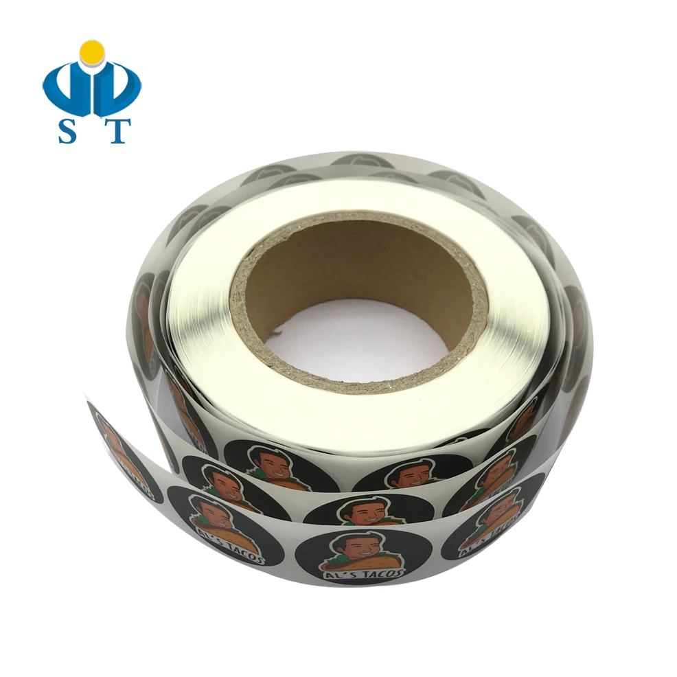 Self Adhesive 1 Inch Round Stickers,Custom Design Printing 1 Inch ...