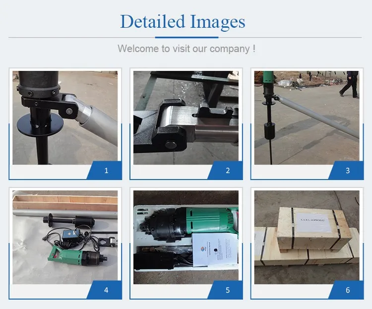 Easy Operation Electric Piling Machine For Ground Screw Fixing - Buy ...