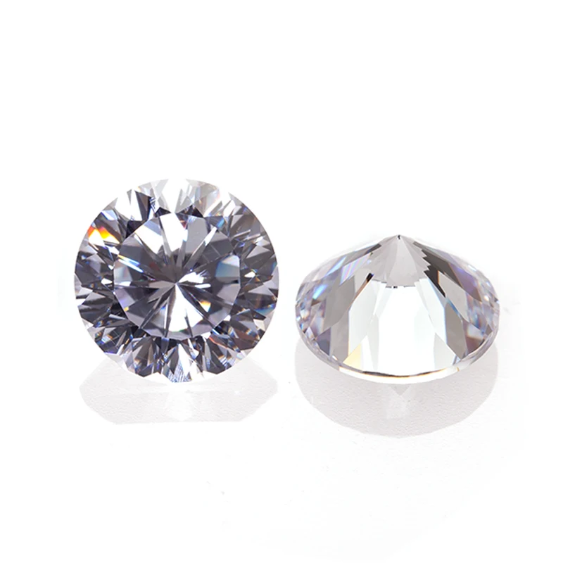 Synthetic White Round Cz Stone 1mm Small Size Loose Cubic Zirconia ...