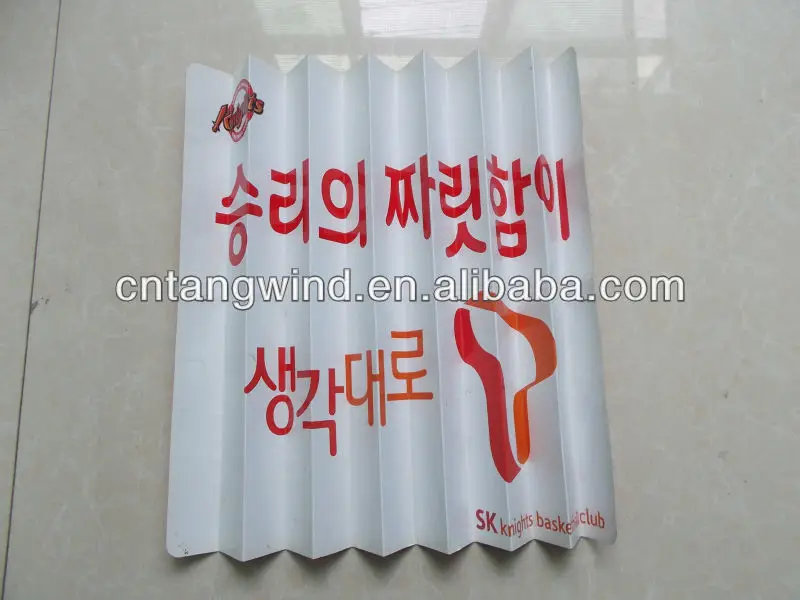 Custom Printed Sport Fan Banner / Fan Clapper Banner Noise Maker - Buy ...