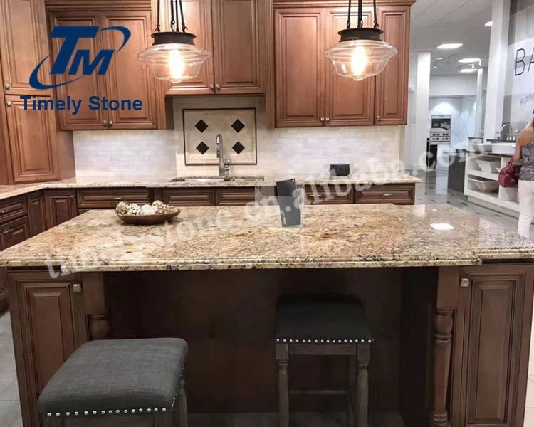 Brazil Gold Granite Bathroom Banjo Stone Countertop - Buy Brazil Gold ...