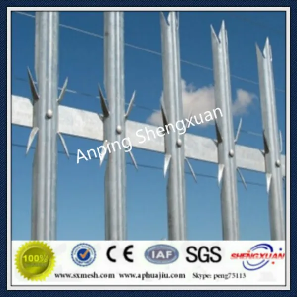 Palisade Fencing With Devils Fork And Industrial Spikes - Buy Palisade ...