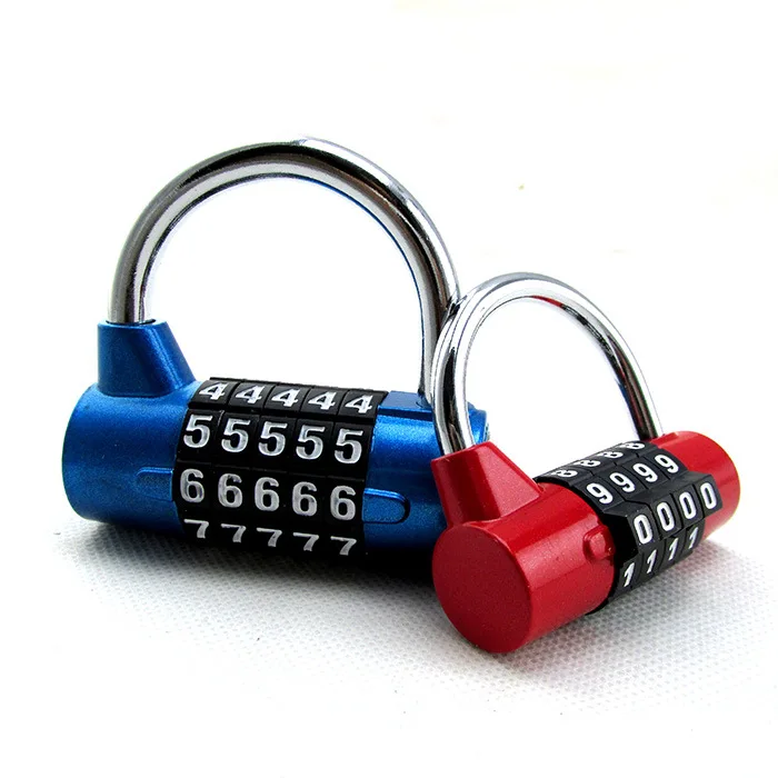 Heavy Duty High Security Combination Lock 5 Digit Padlock For Gym - Buy ...