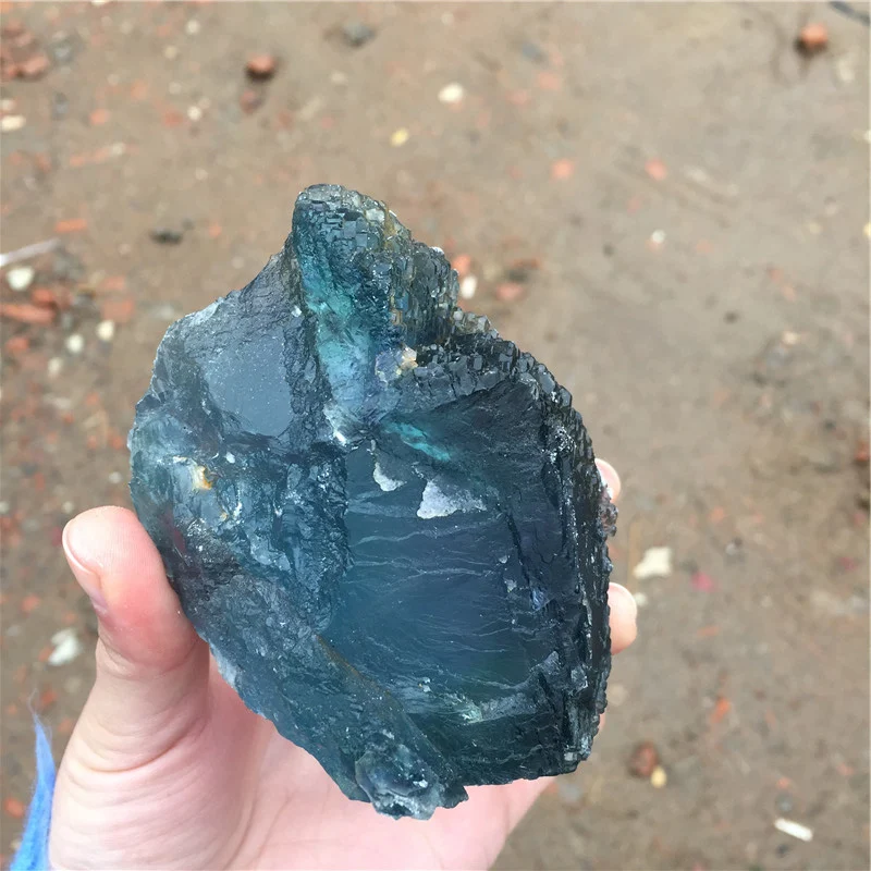 Natural Blue Fluorite Rough Stone Raw Mineral Specimen Healing Crystal ...