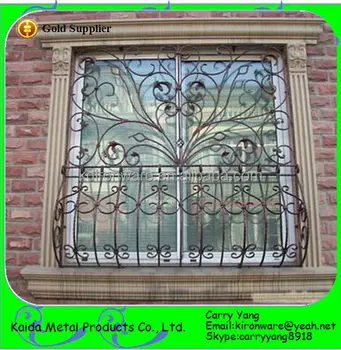 Modern French Wrought Iron Window Grill Design - Buy Window Grill ...