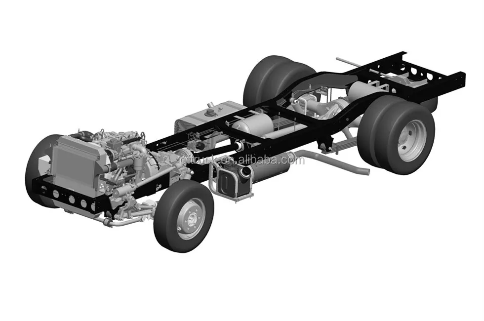 5m Bus Frame Chassis for Sale - New Diesel Chassis with Manual ...
