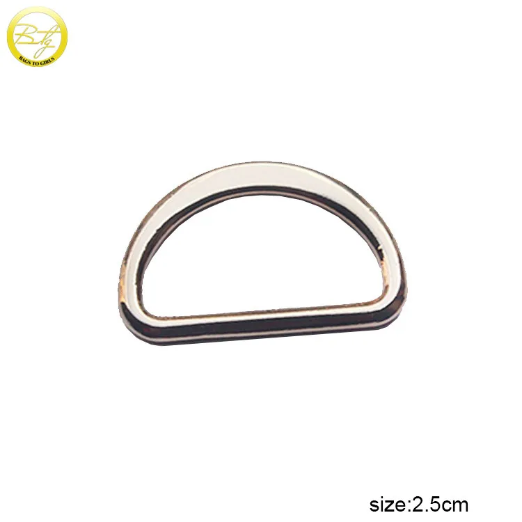Custom Metal D Shape Ring 1 Inch Metal Open D Ring For Handbags - Buy 1 ...