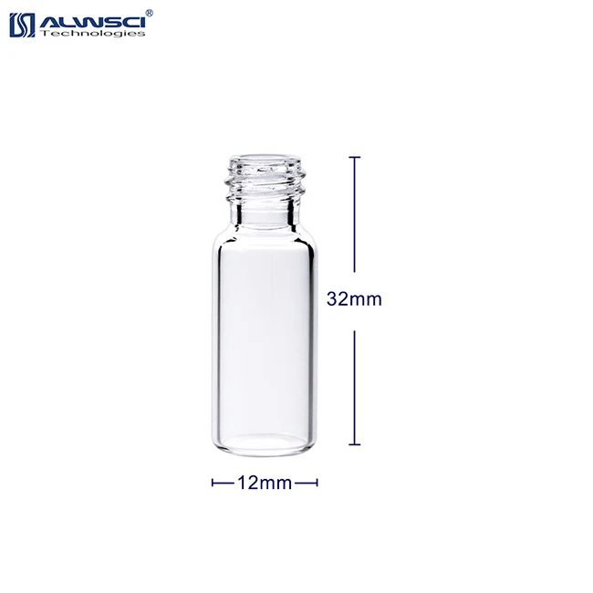 2ml Clear Glass Vial With Standard Opening Screw Thread Vial For Hplc/gc - Buy Hplc/gc,2ml Clear ...