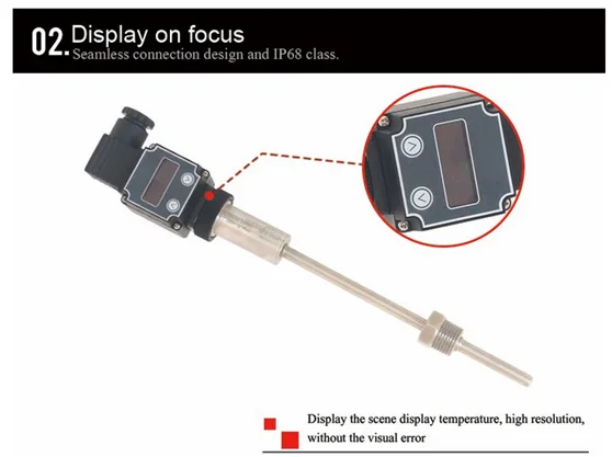 Holykell HTS102 Digital Liquid Temperature Sensors Modbus