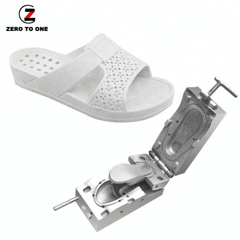 China Factory Making White Lady Beach Flip Flop Plastic Molds