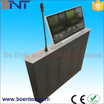 Slim Lcd Monitor Lift Mechanism / Tv Motorized Pop Up System With Hd ...