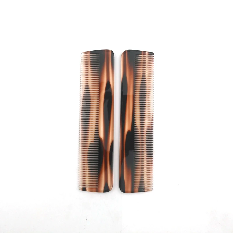 Mens Tortoise Shell Comb - Luxury Acetate Beard Comb