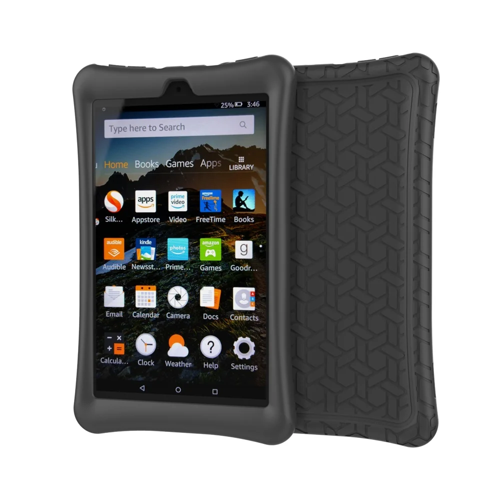 Protection Soft Tablet Cover For Amazon Fire Hd 7.0 2017/2019 Silicone ...