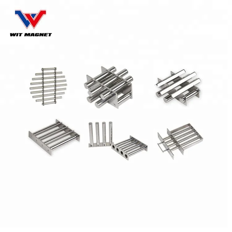 Wit Customized Ndfeb Nine Bars Magnet Filter / Hopper Magnet For ...
