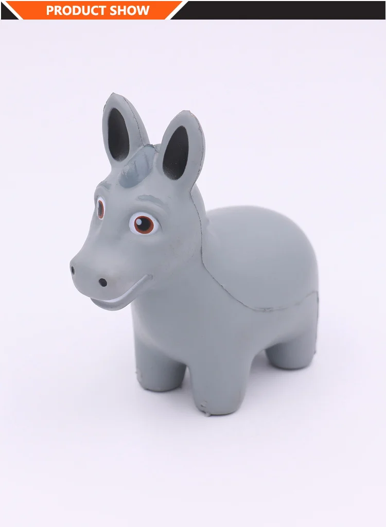 Custom Animal PU Foam Donkey Stress Reliever for Promotions - Ideal ...