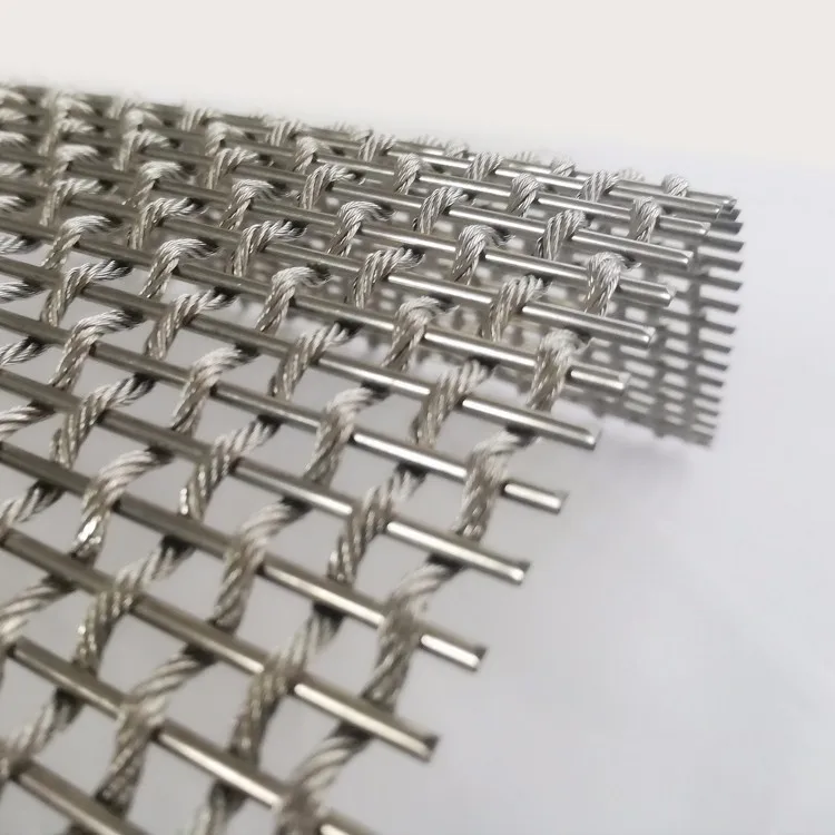 Stainless Steel Flexible Cable Mesh for Column Cladding