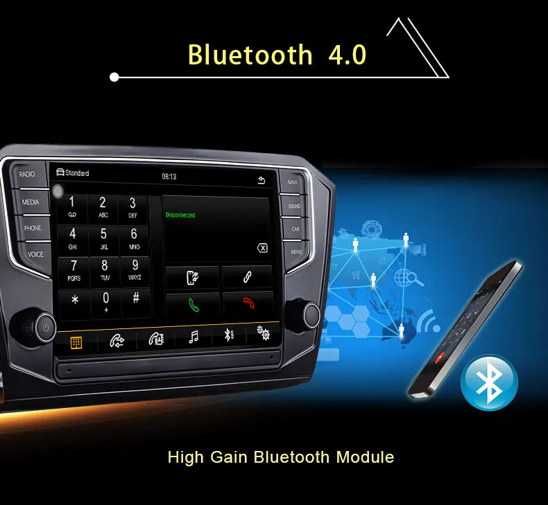 Car Multimedia Audio Video Entertainment System for VW PASSAT B6 B7 CC
