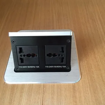 2 Universal Power Plug Hydraulic Conference Table Pop-up Built-in ...