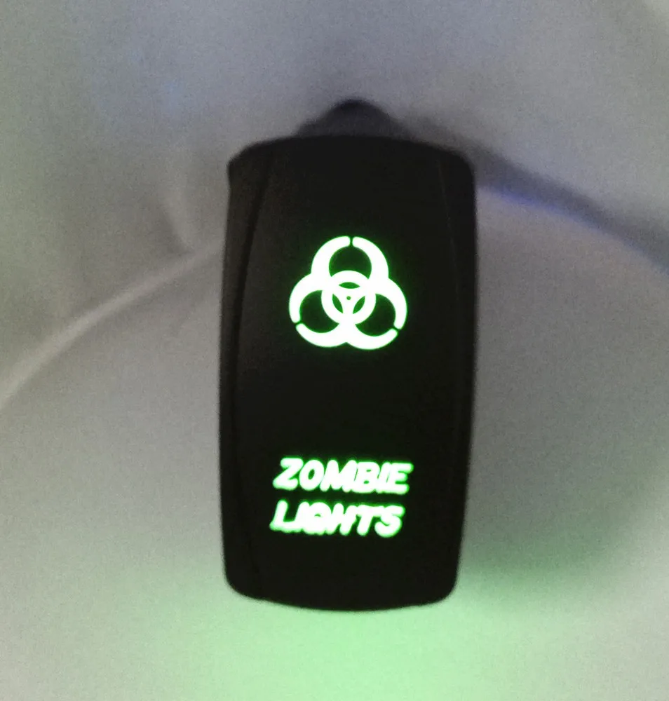Weatherproof Led Rocker Switch - Zombie Lights Switch - Buy Led Rocker ...