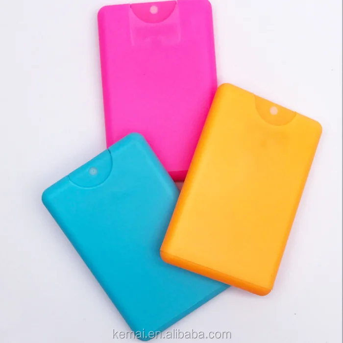 Factory 20ml Square Card Perfume Spray Bottle Plastic Pp Material ...