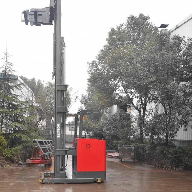 Side Loader Forklift 3-ways Forks Electric Power Stacker Mini 1 Ton For ...